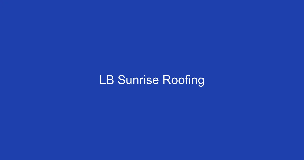 LR Sunrise Construction - Roofing & Siding Services in Maine